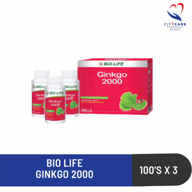 BIO-LIFE GINKGO 2000 100’SX3 - MYCITYHEALTH SDN BND (970596-W)