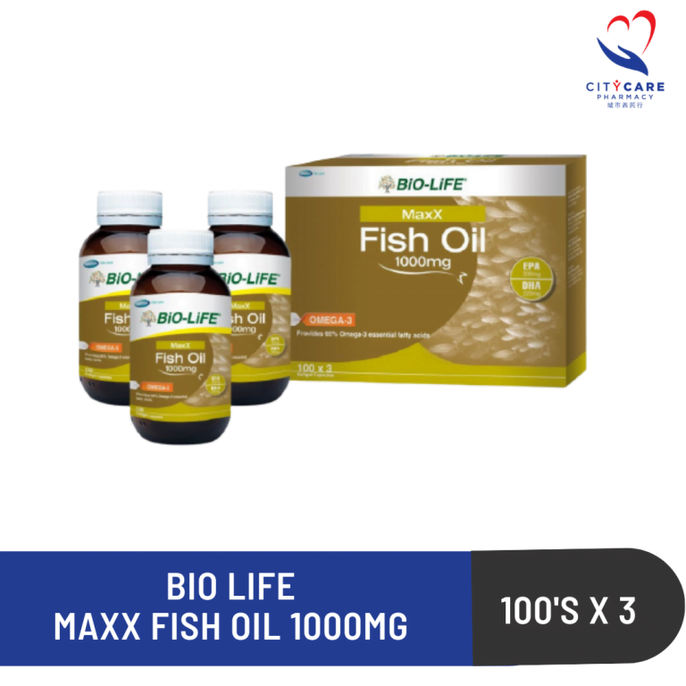 BIO-LIFE MAXX FISH OIL 1000MG CAPSULES 100’SX3 - MYCITYHEALTH SDN BND ...