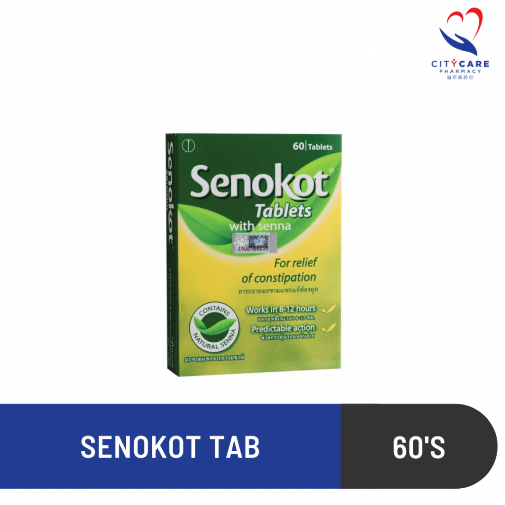 SENOKOT TABS ( 60’S ) - MYCITYHEALTH SDN BND (970596-W)