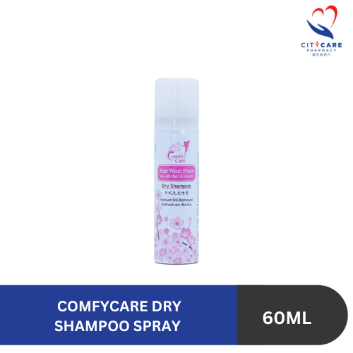 COMFYCARE DRY SHAMPOO AEROSOL SPRAY 60ML - MYCITYHEALTH SDN BND (970596-W)