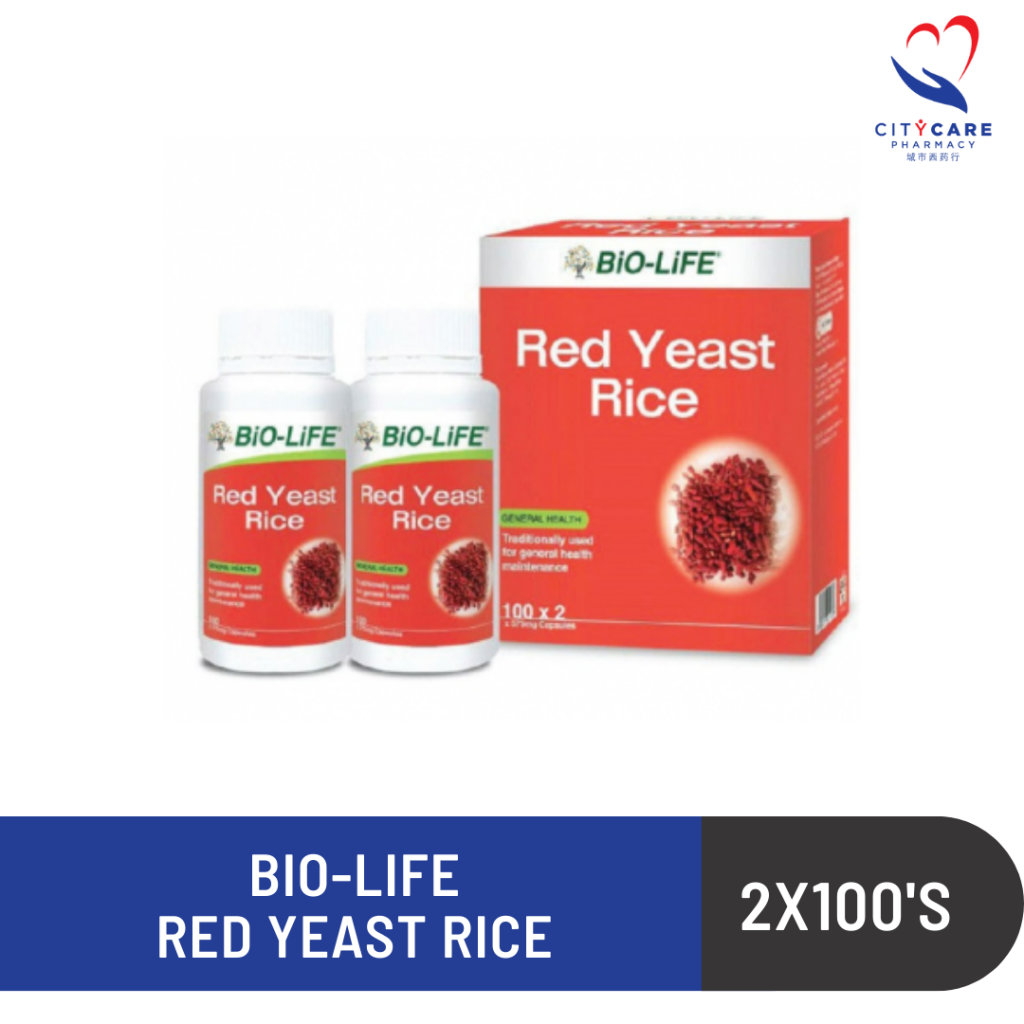 BIO-LIFE RED YEAST RICE (2X100’S) - MYCITYHEALTH SDN BND (970596-W)
