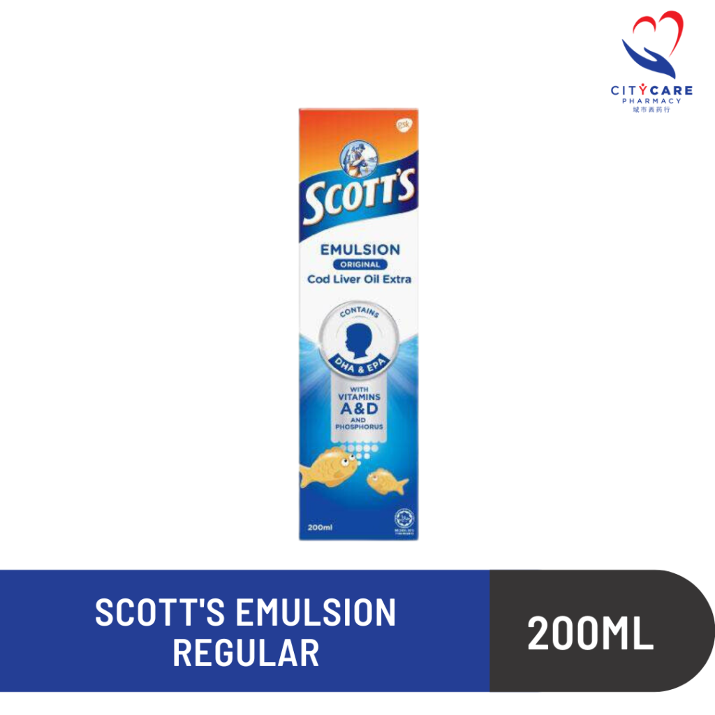 SCOTT’S EMULSION REGULAR 200ML - MYCITYHEALTH SDN BND (970596-W)