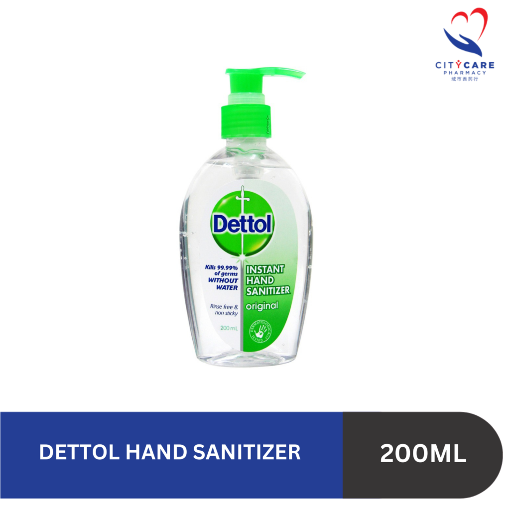 DETTOL HAND SANITIZER 200ML - MYCITYHEALTH SDN BND (970596-W)