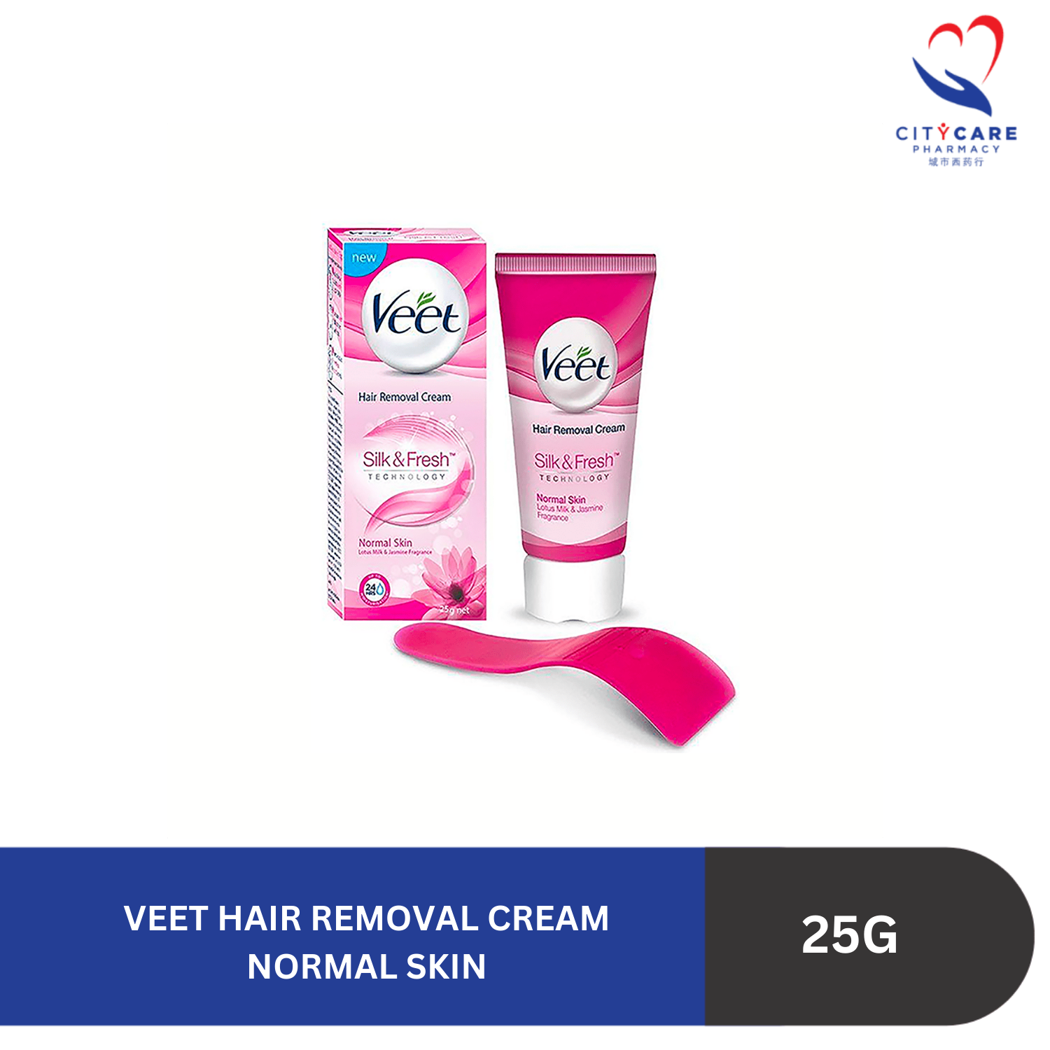 VEET HAIR REMOVAL CREAM NORMAL SKIN 25G - CITYCARE PHARMACY